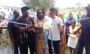 Shinefeel Company gives Shai-Osudoku SHTS classroom block - Ghanaian Times