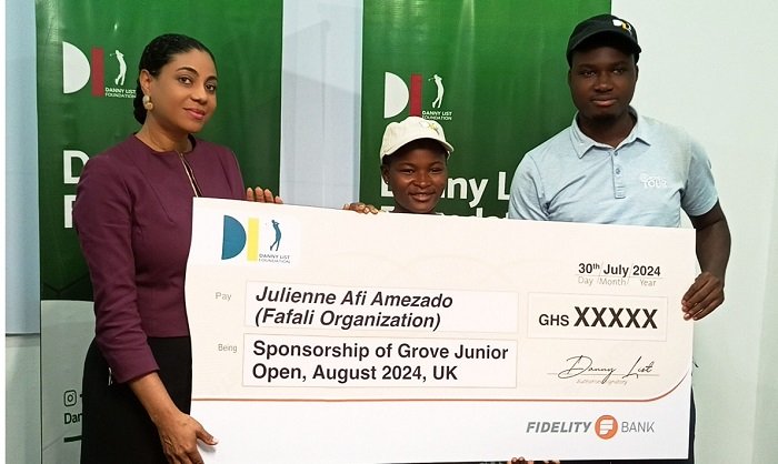 Danny List Foundation supports young golfer - Ghanaian Times