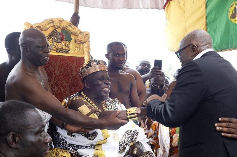 President praises Okyenhene for championing environmental conservation ...