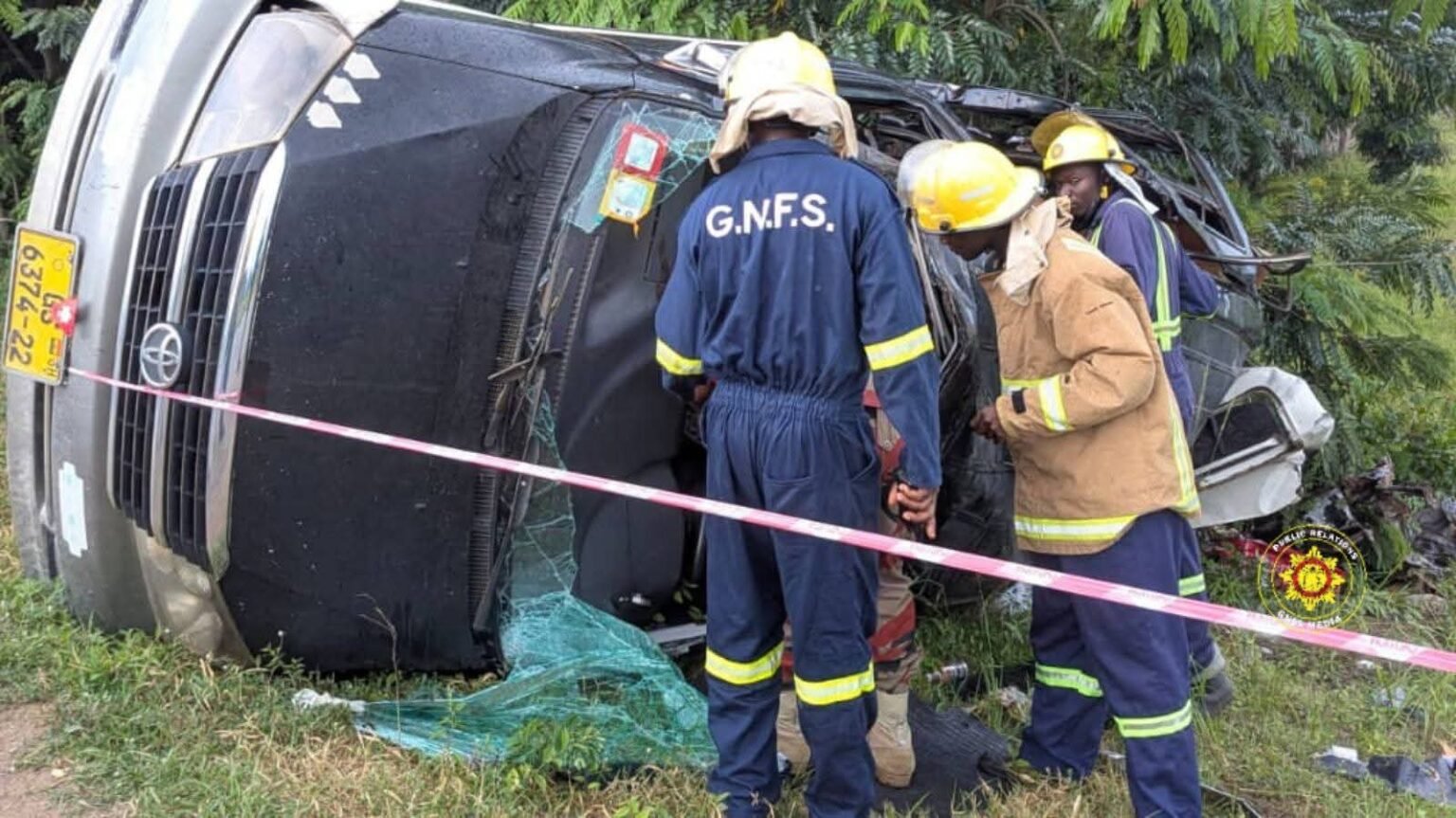 GNFS responds to highway accident at Akuse junction - Ghanaian Times